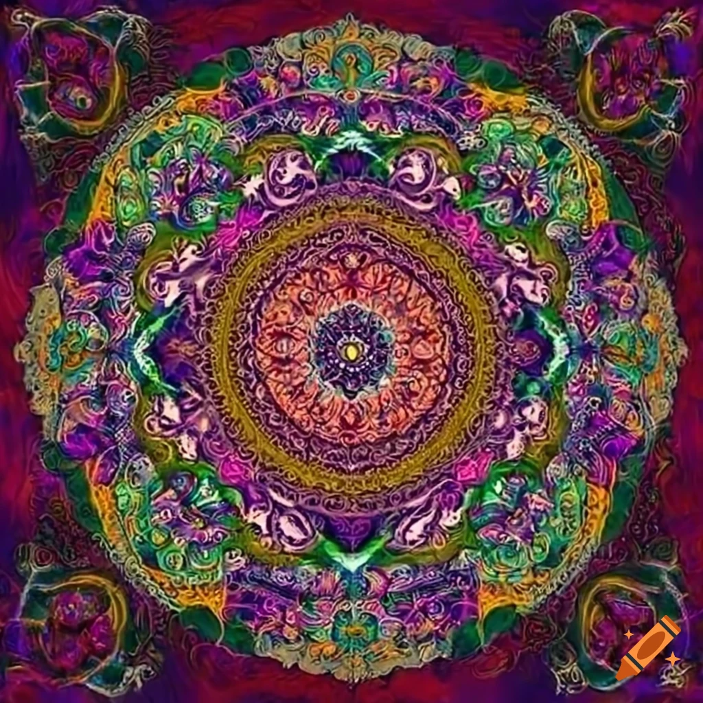 Elephant with mandala pattern representing wisdom and strength on Craiyon