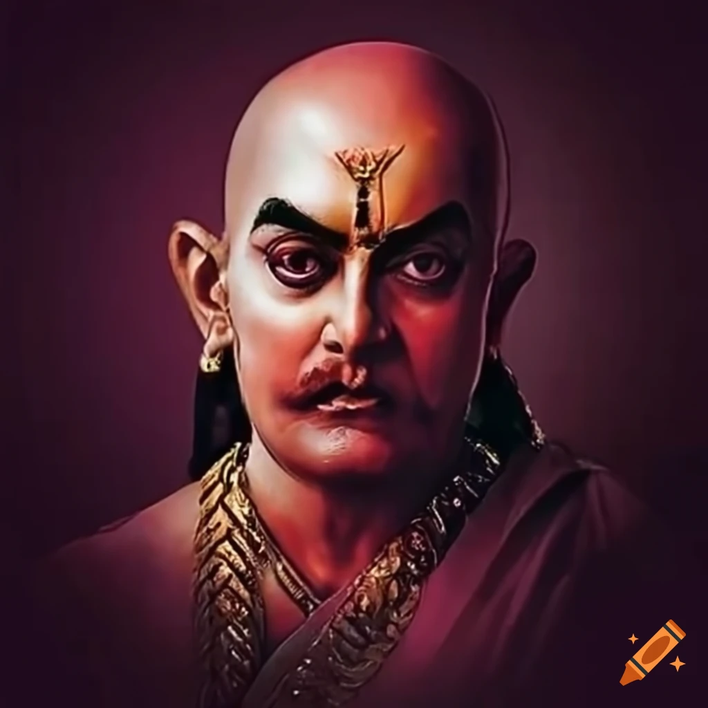 Actor Aamir Khan as ancient Indian scholar Chanakya on Craiyon