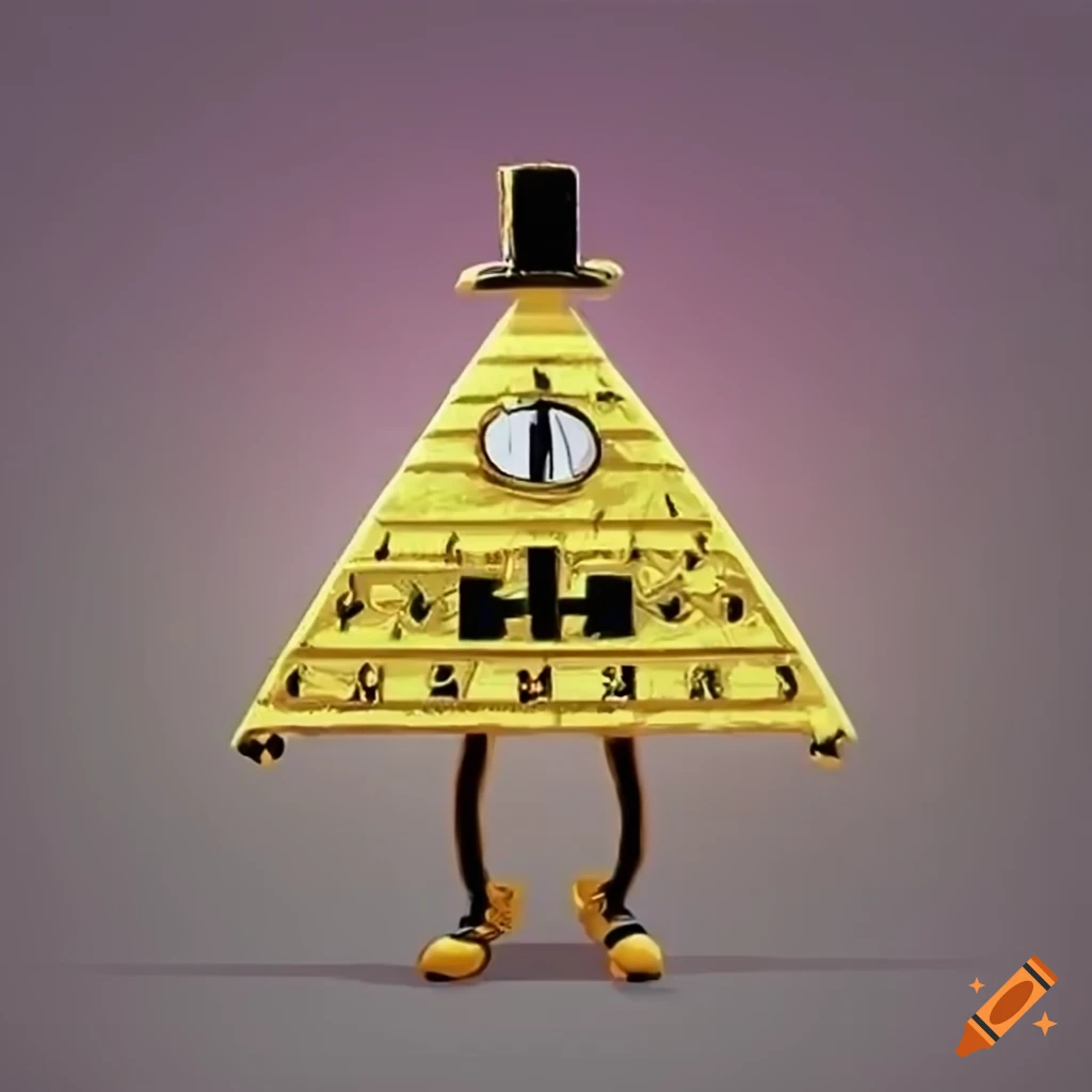 Baby bill cipher with baseball shoes on Craiyon