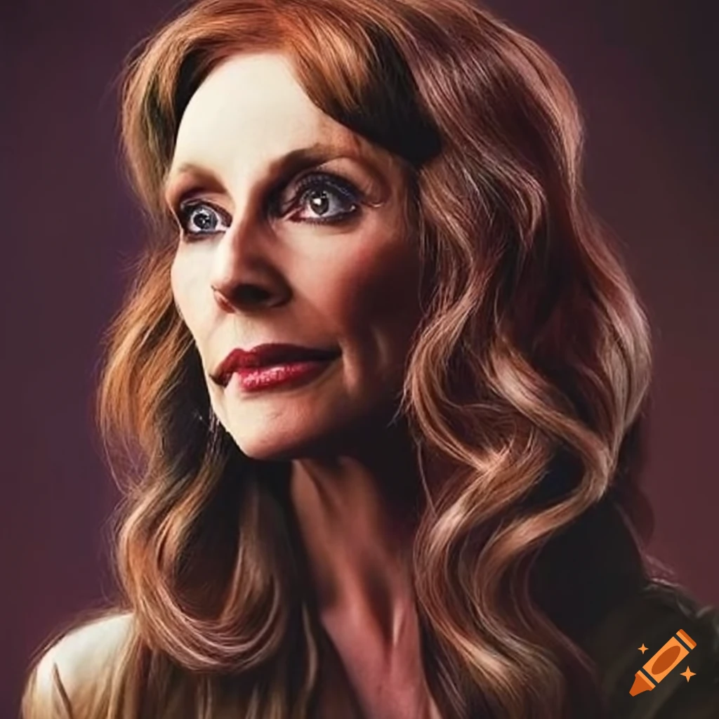 Actress Gates McFadden in Dr. Jekyll and Ms. Hyde role on Craiyon