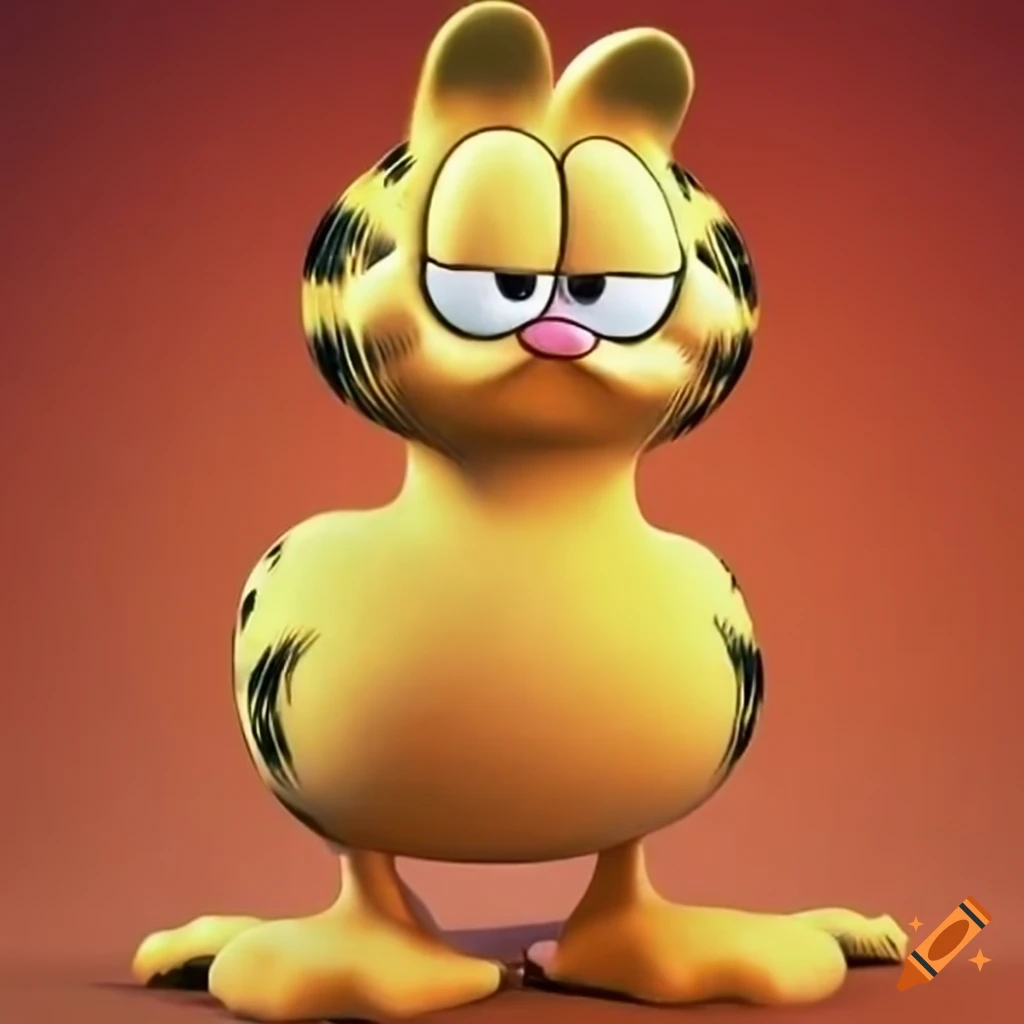 Duck Garfield on Craiyon