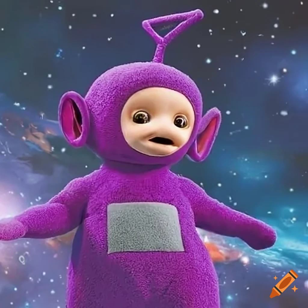 Teletubbies ready for combat in the Cosmic Dream War on Craiyon