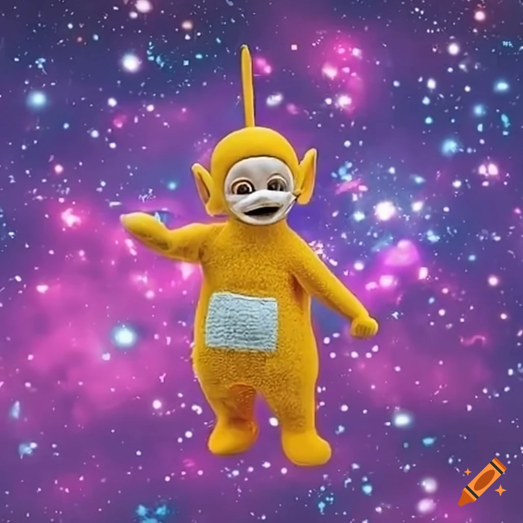 Teletubbies ready for combat in the cosmic dream war on Craiyon