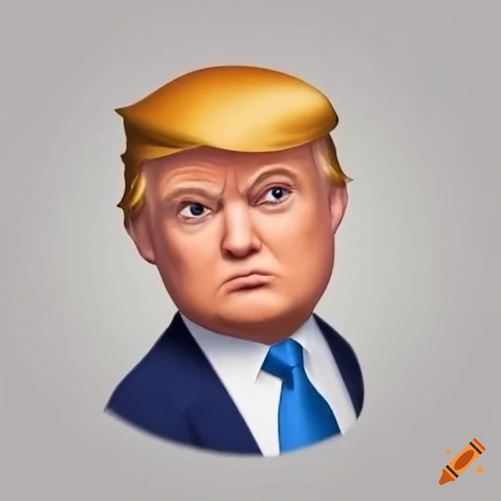 Donald trump emoji on Craiyon