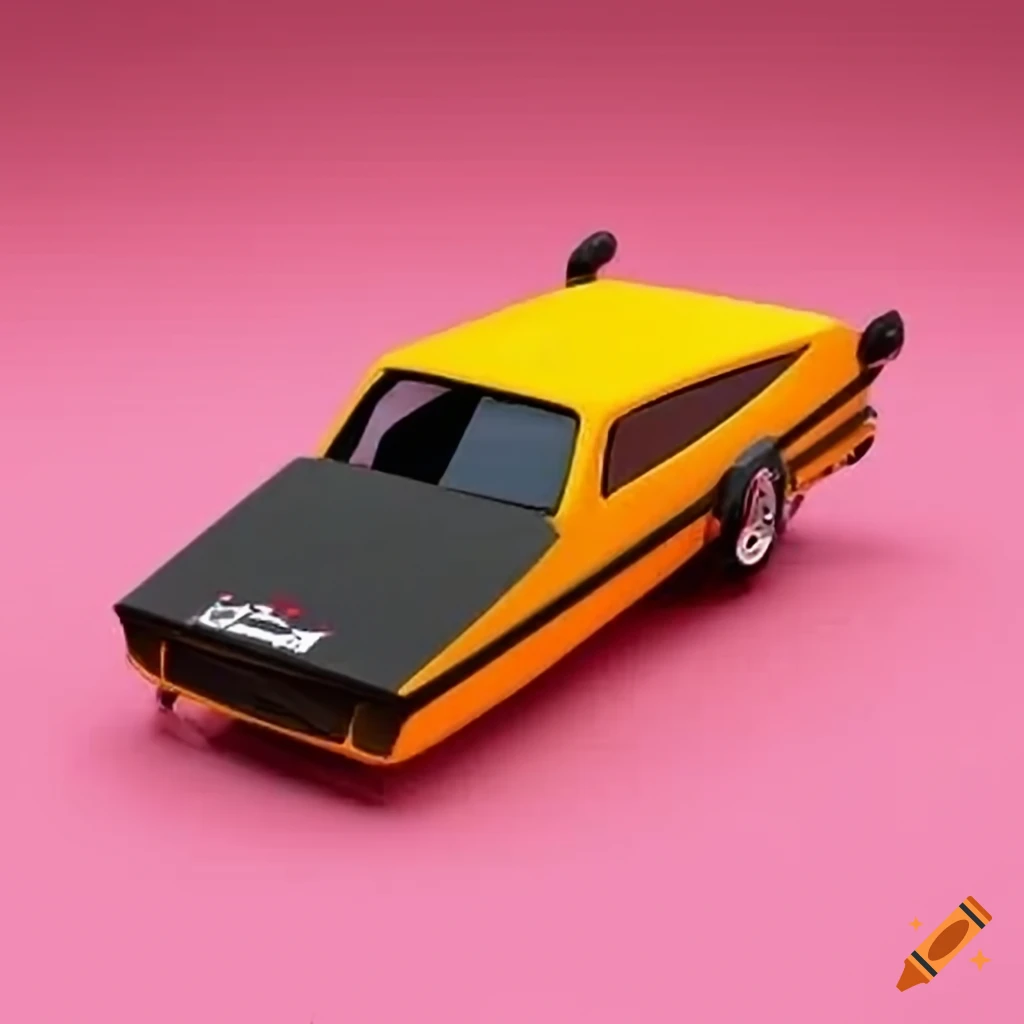 Unique vehicle half Reliant Robin half podracer racing on Craiyon