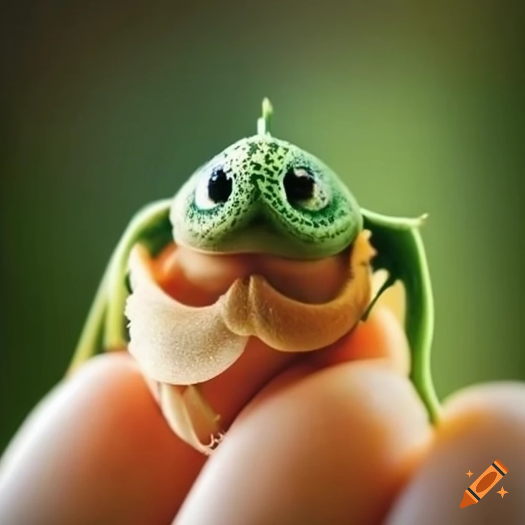 Botanical cute creature creating plants on Craiyon