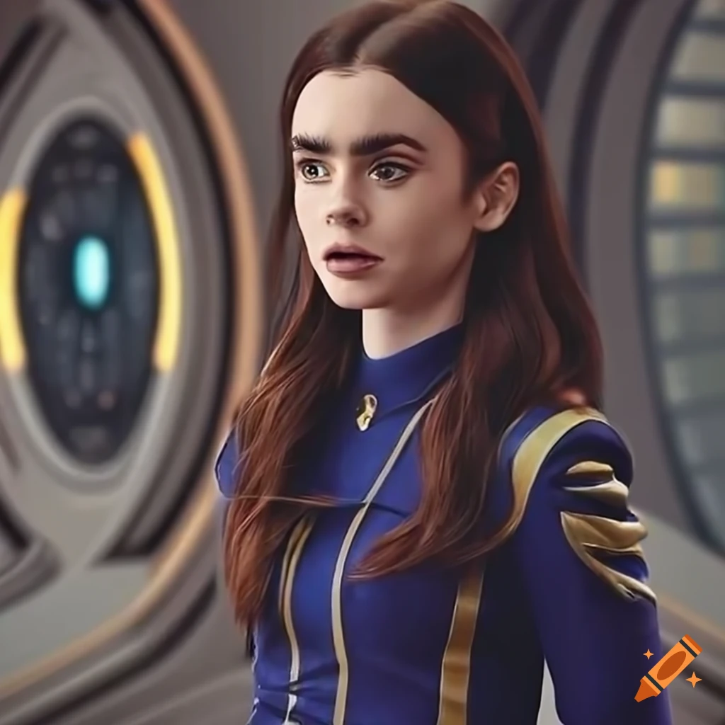 Lily Collins as a Disney Princess in a Star Wars themed poster art on ...