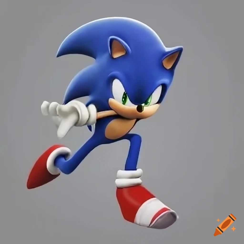 Sonic The Hedgehog Running Fast Animation Sonic The Hedgehog