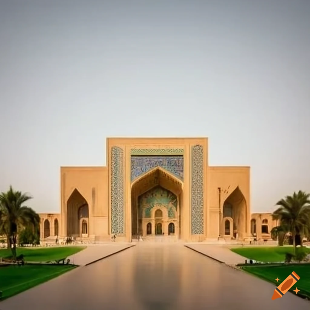 Presidential palace blending Iran Islamic and Southern Iraqi ...