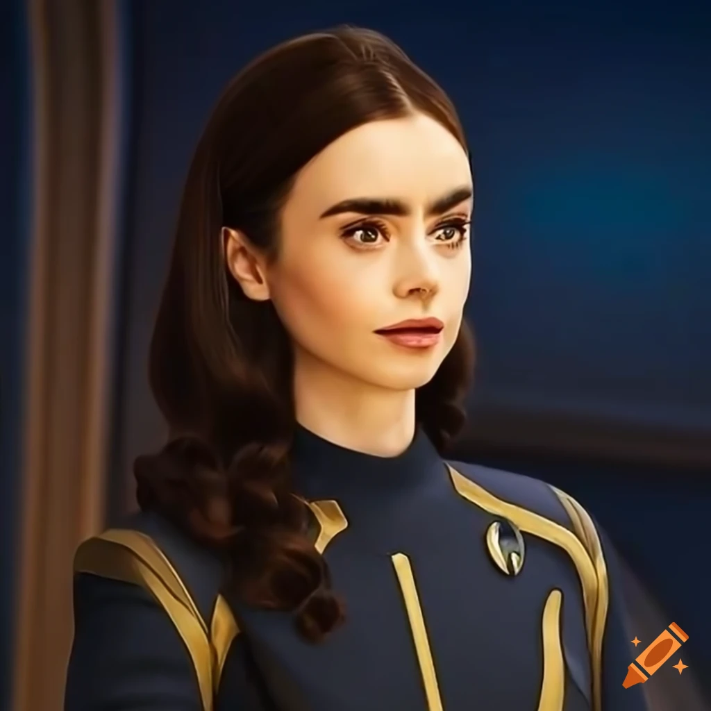 Lily collins in a disney star trek discovery princess role on star wars ...