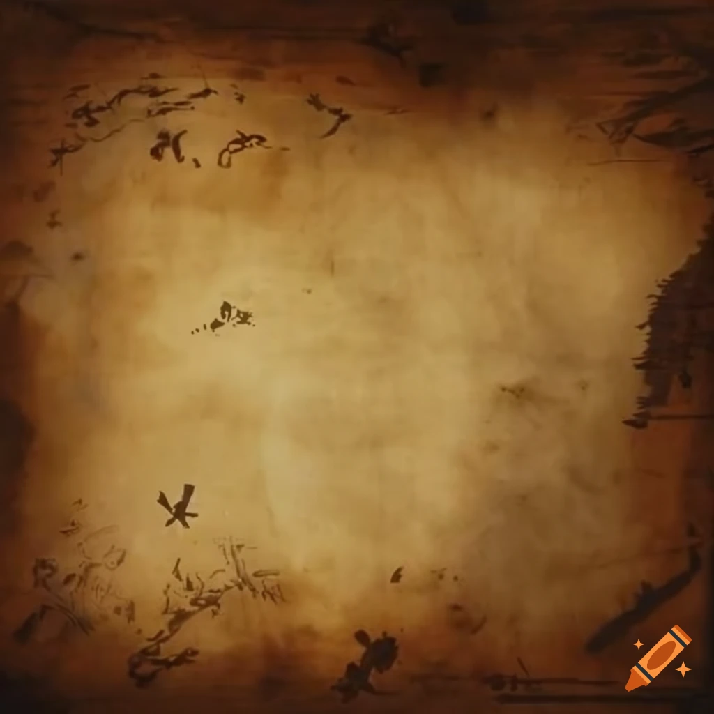 Post-apocalyptic old paper parchment on Craiyon