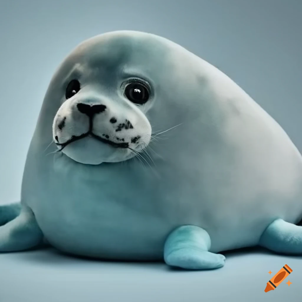 Seal plushie on Craiyon
