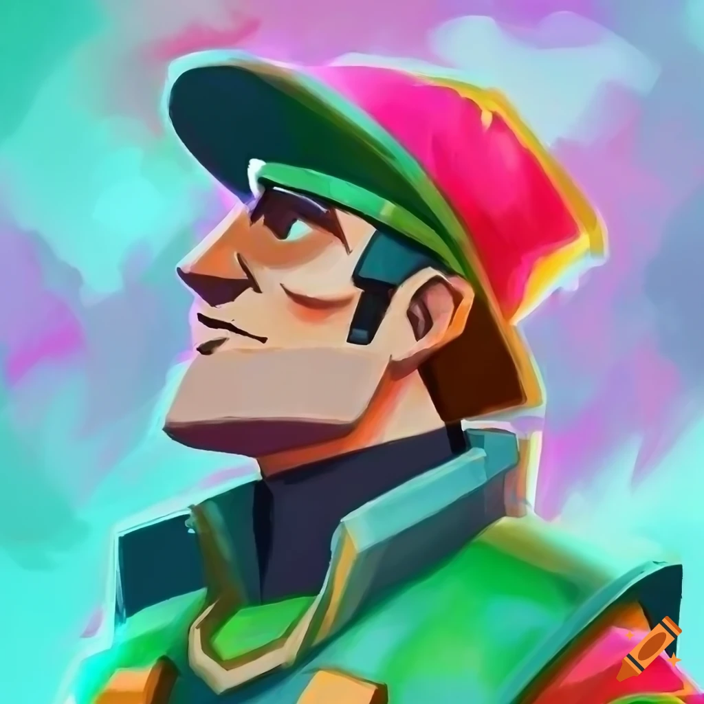 Detailed illustration of Merasmus from Team Fortress 2 in vibrant ...