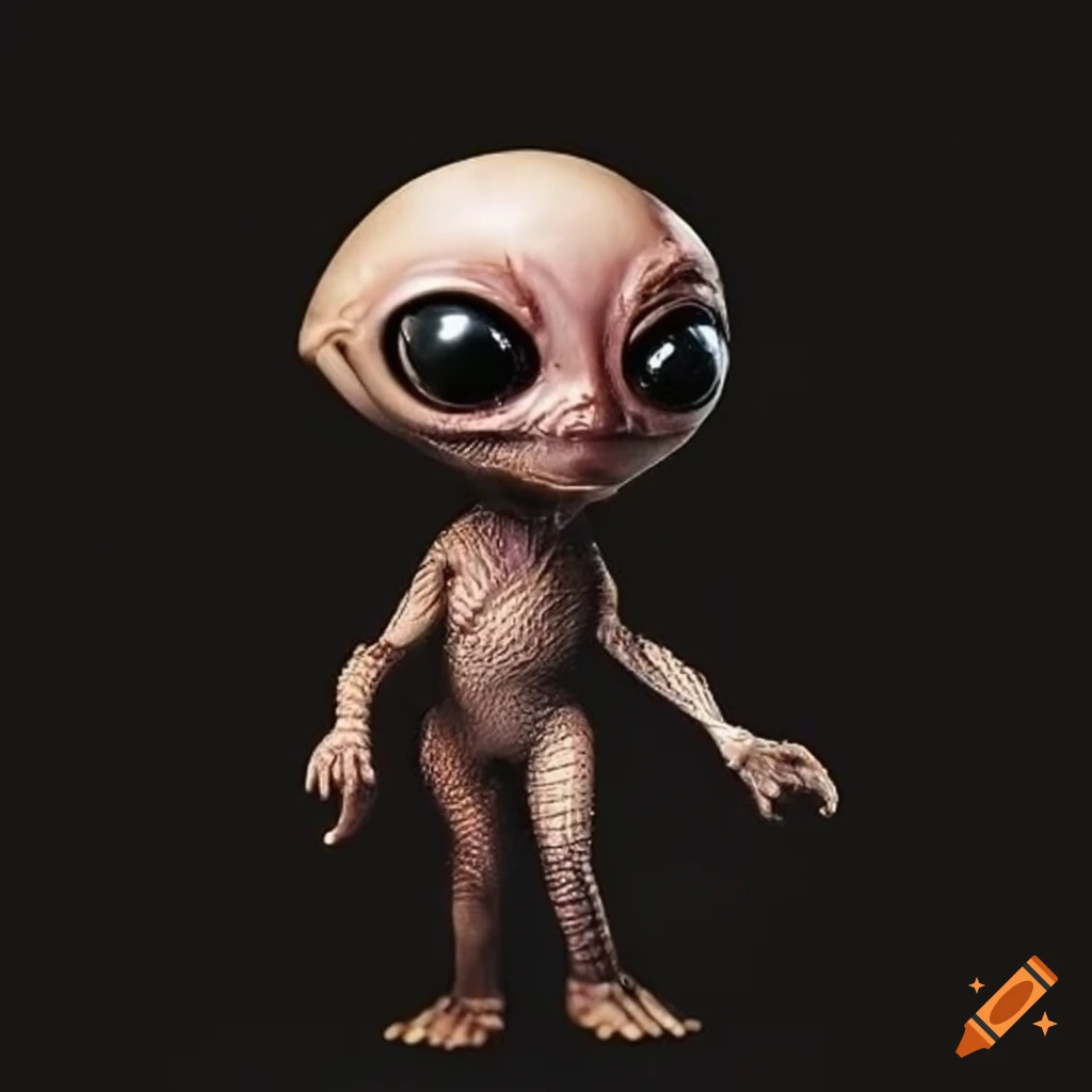 Small cute alien creature on Craiyon