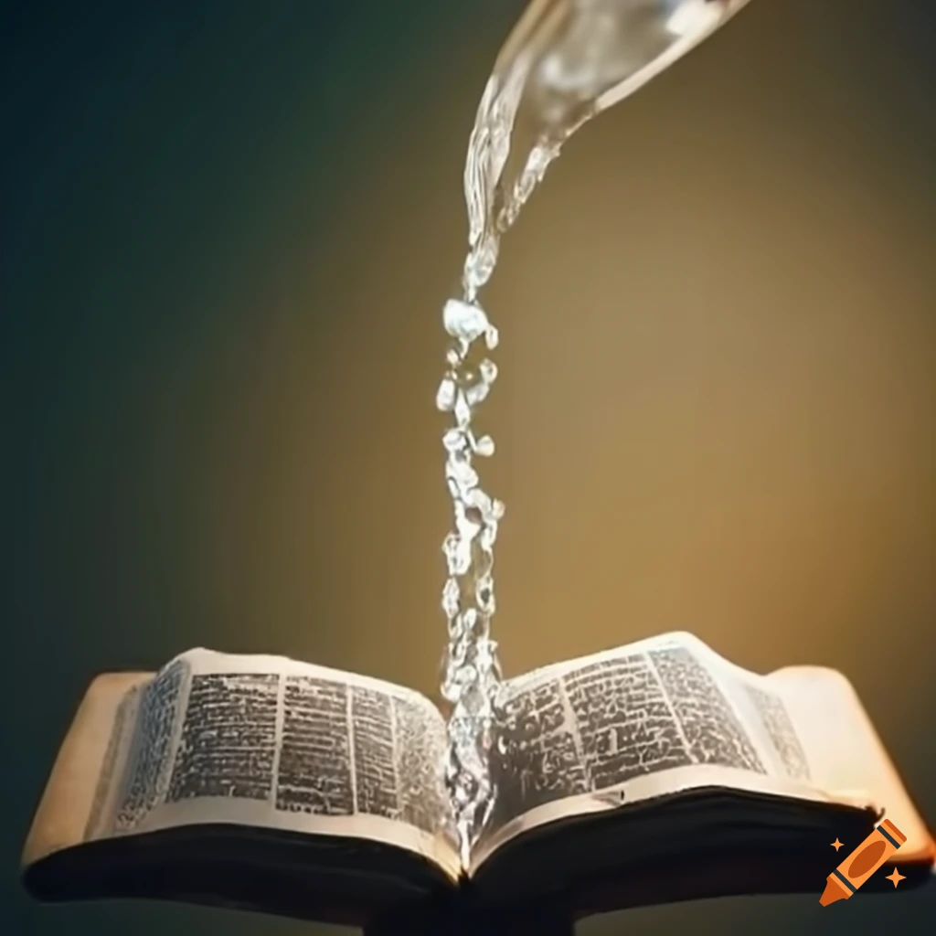 Pouring Water Bible