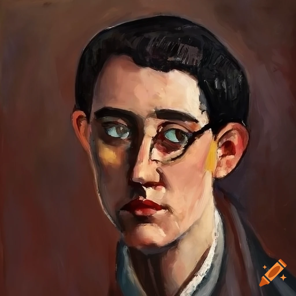 Modern portrait of an english person with modigliani style on Craiyon