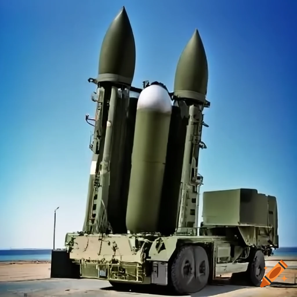Surface-to-air missile system design specifications on Craiyon