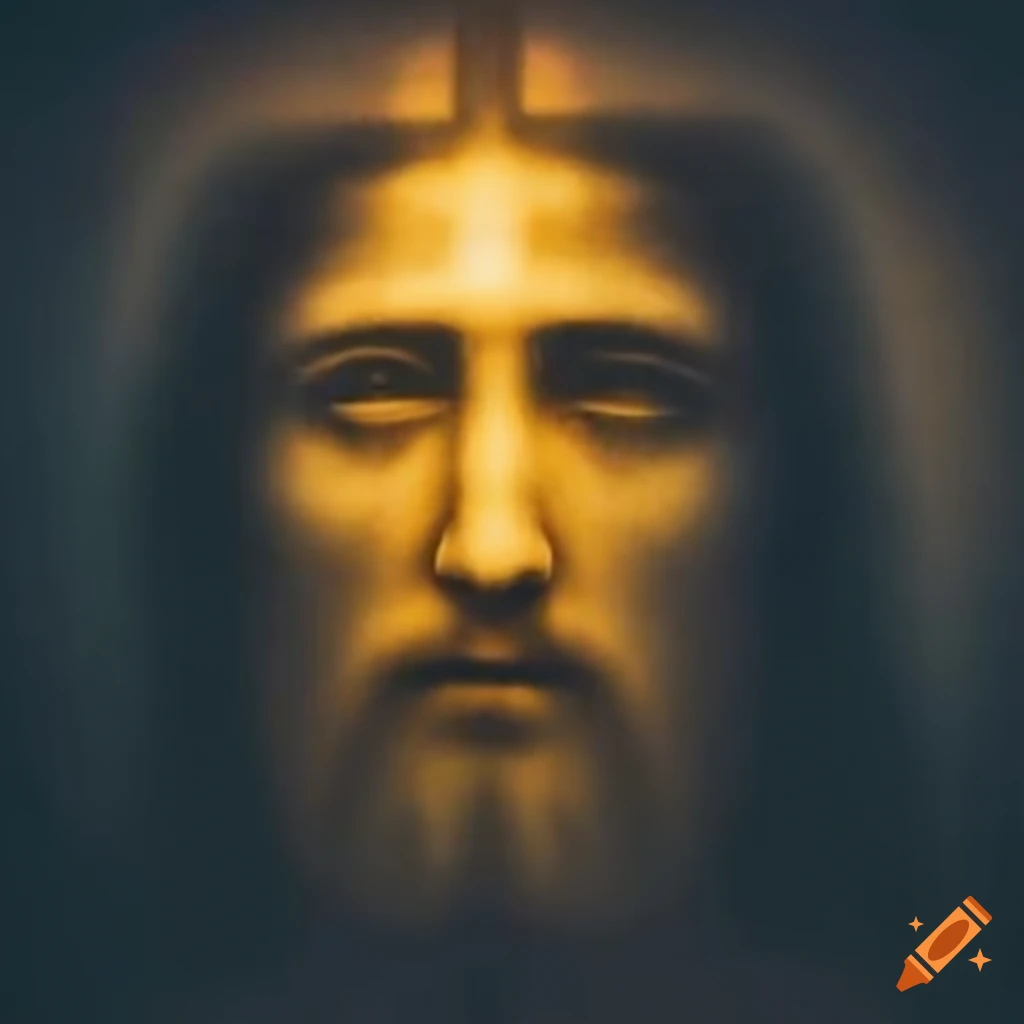 Realistic depiction of Jesus Christ inspired by the Shroud of Turin on ...