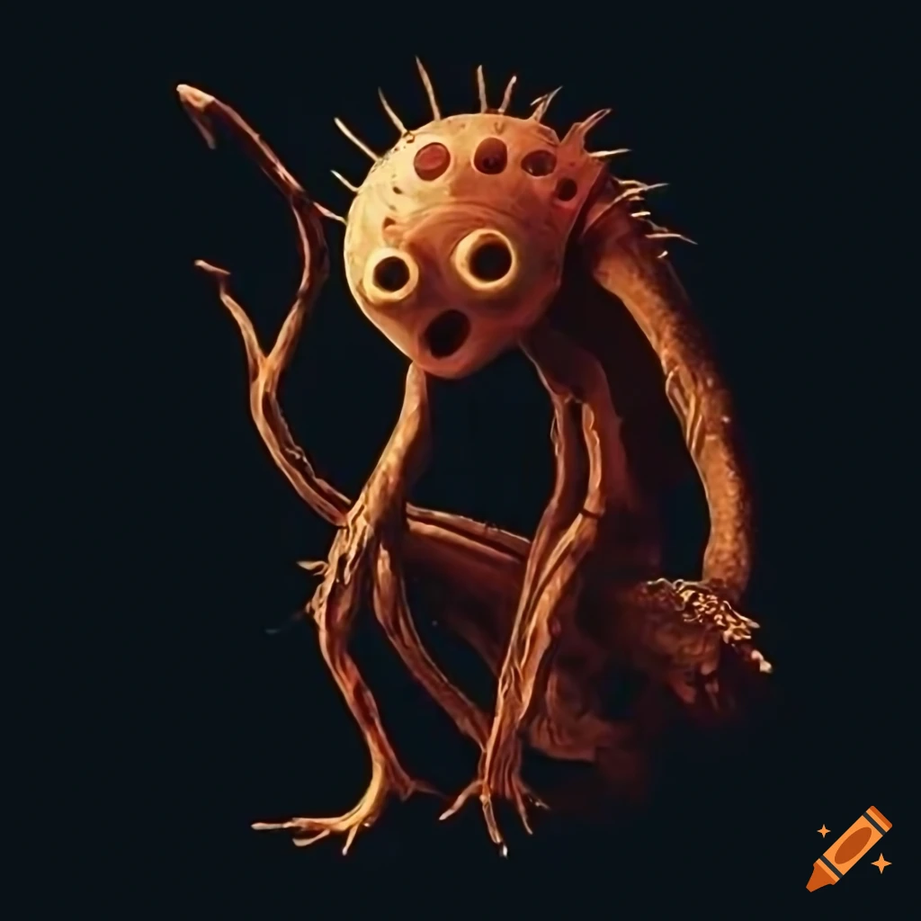Cthulhu creature illustration on Craiyon