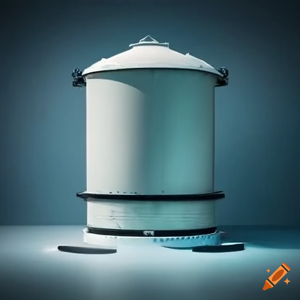 Water station design with separate tanks for water and fire, in ...