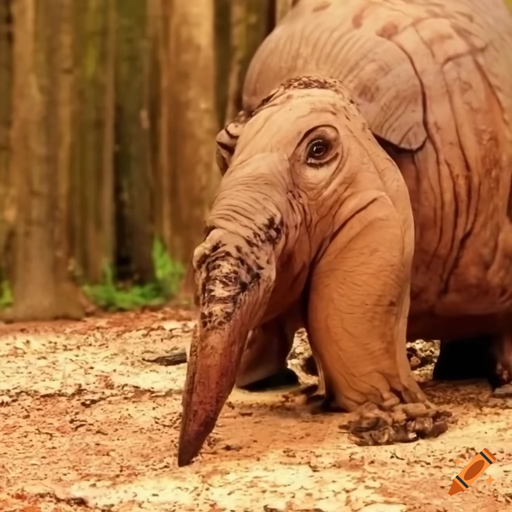 An imaginative combination of an elephant, octopus, and flamingo on Craiyon