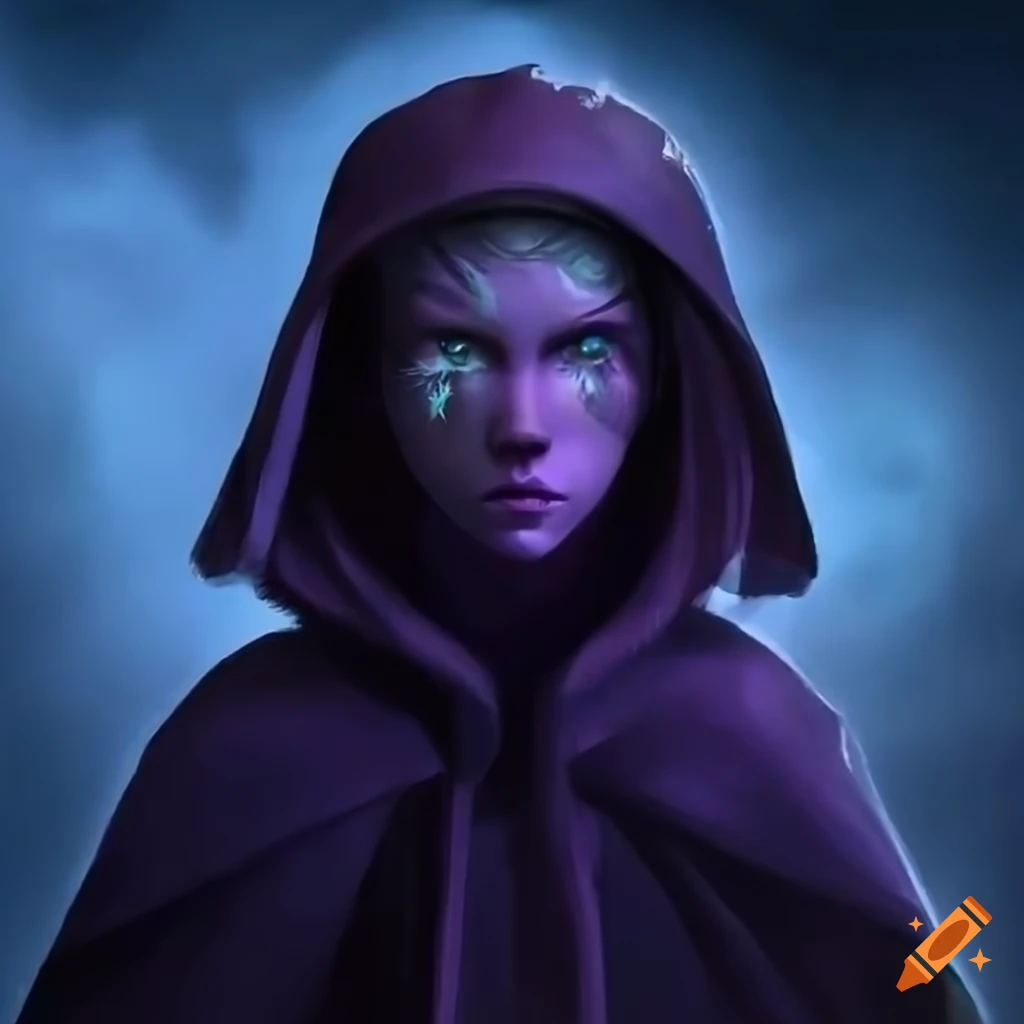 Person in magical transformation clothes ready to reveal secret in ...