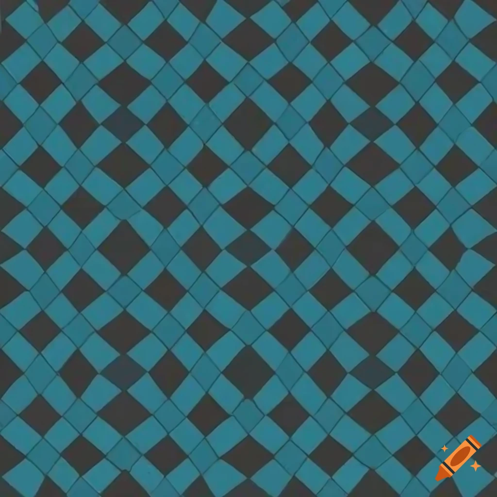 Seamless tiling pattern of dynamic geometric shapes in vibrant colors ...