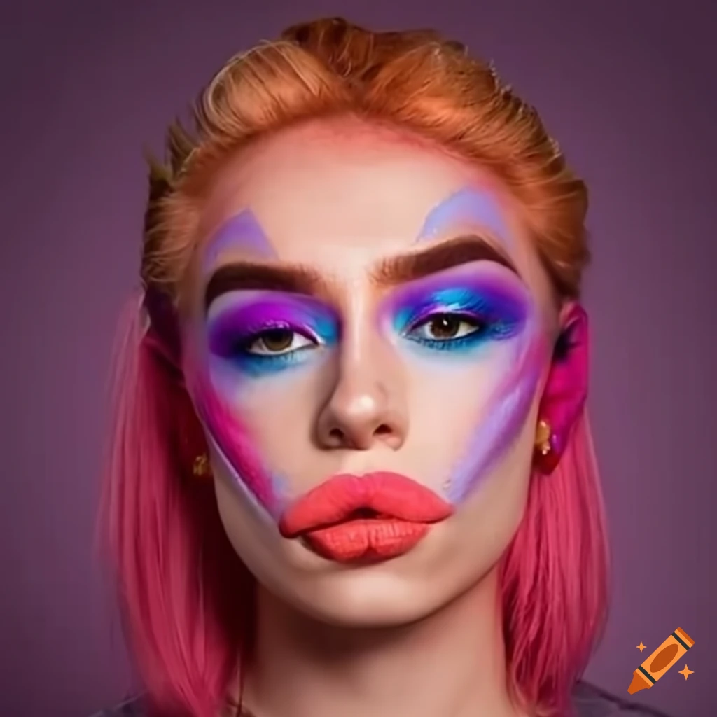Makeup images created on Craiyon
