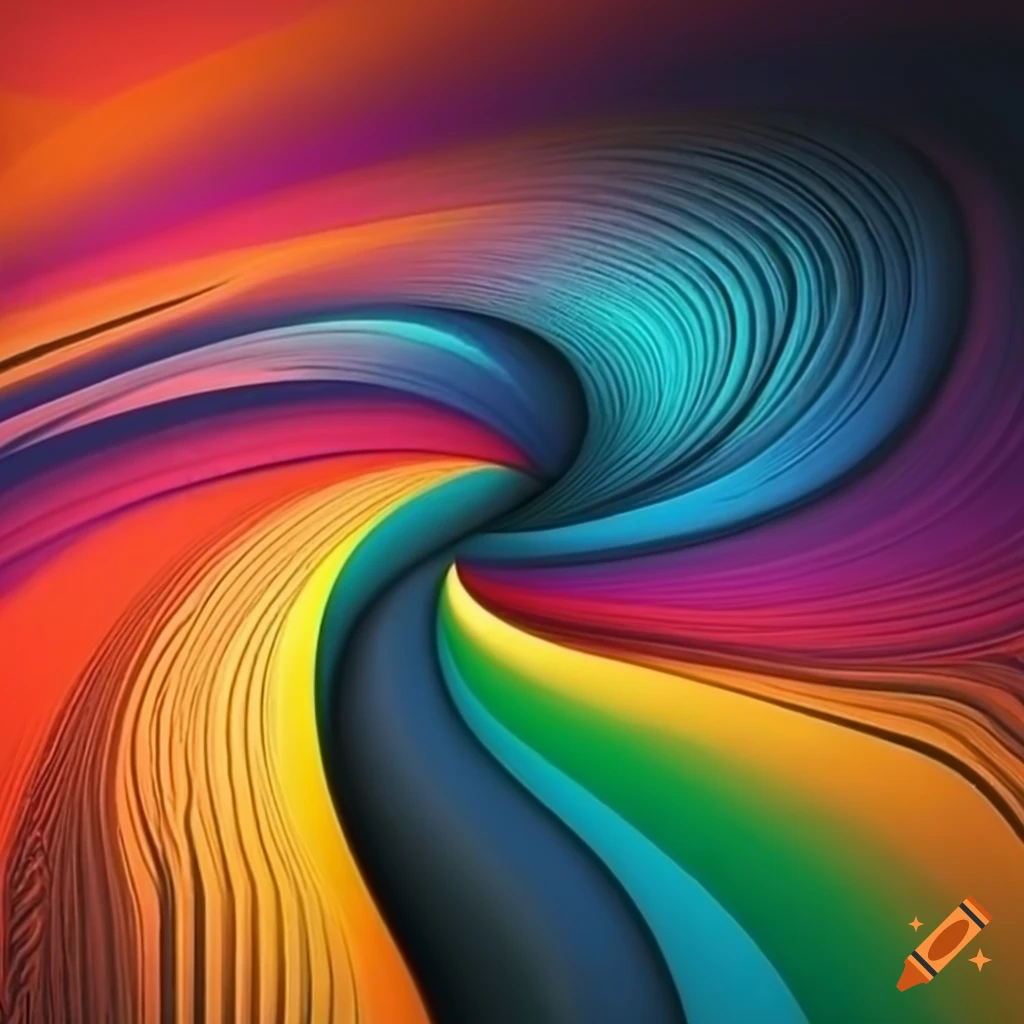 Vibrant colors and abstract shapes symbolizing Psychology and Stoicism ...