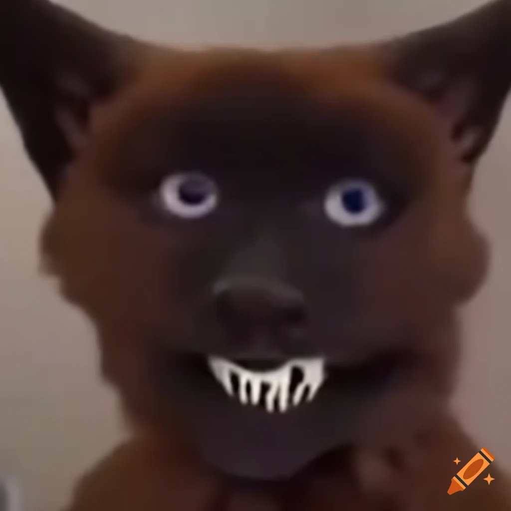 Uncanny meme furry video on social media on Craiyon