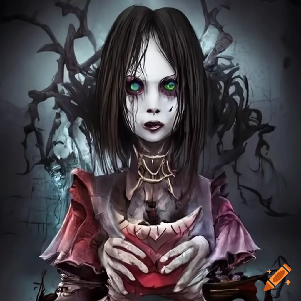 Alice Madness Returns video game concept art on Craiyon