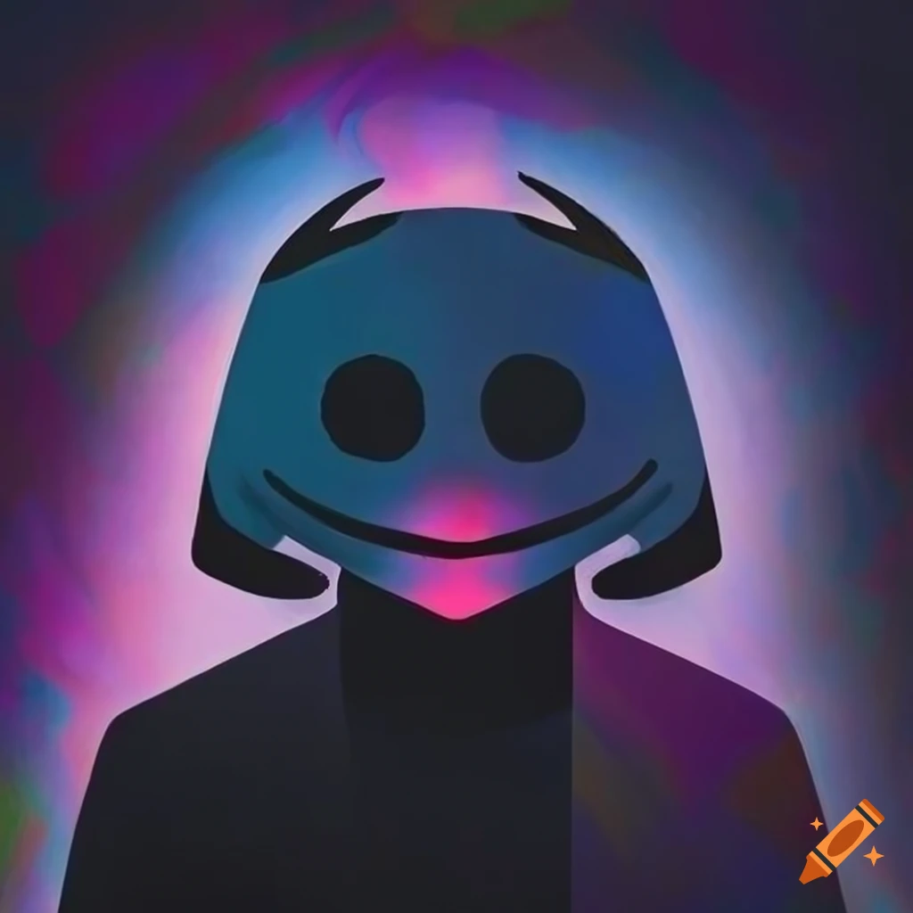 Abstract self-portrait in the style of discord on Craiyon