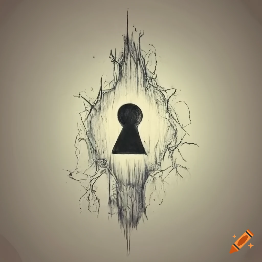 Keyhole casting a shadow on the ground on Craiyon