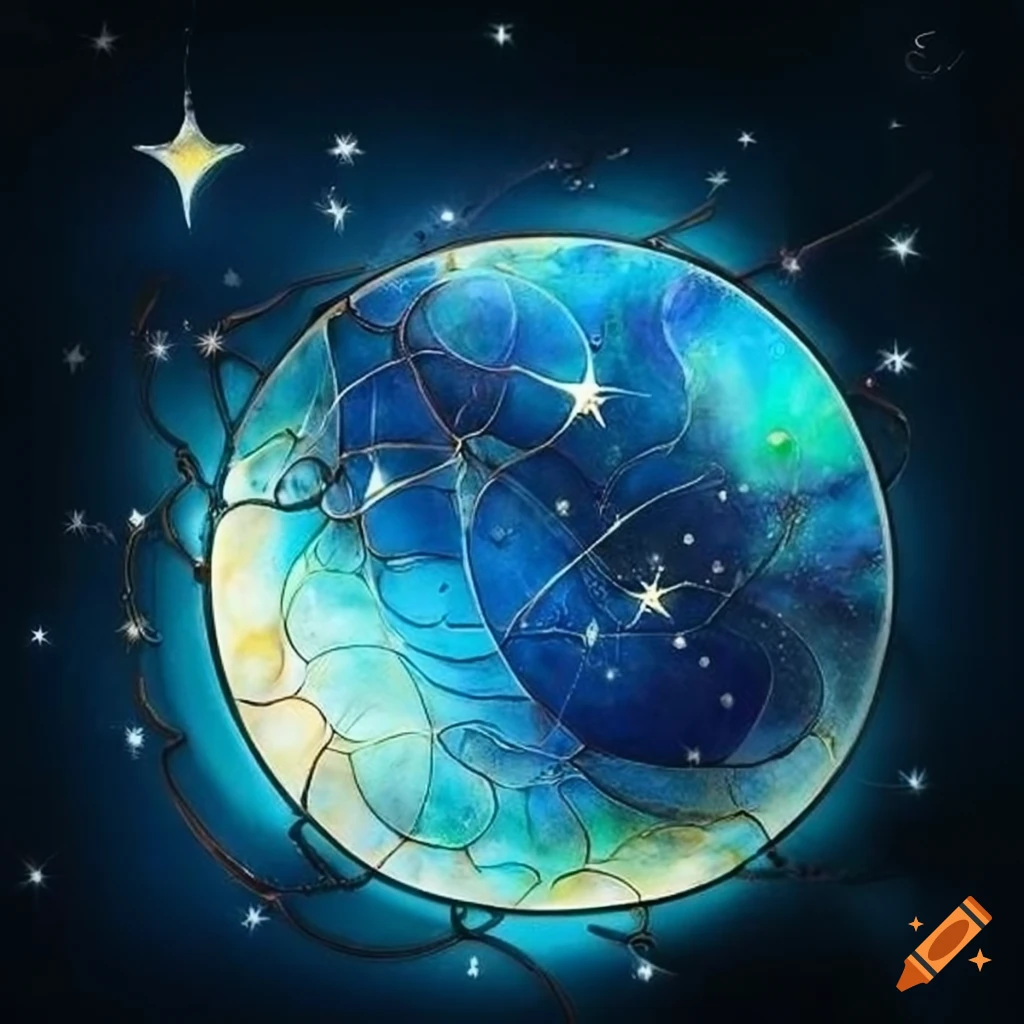 Celestial images created on Craiyon