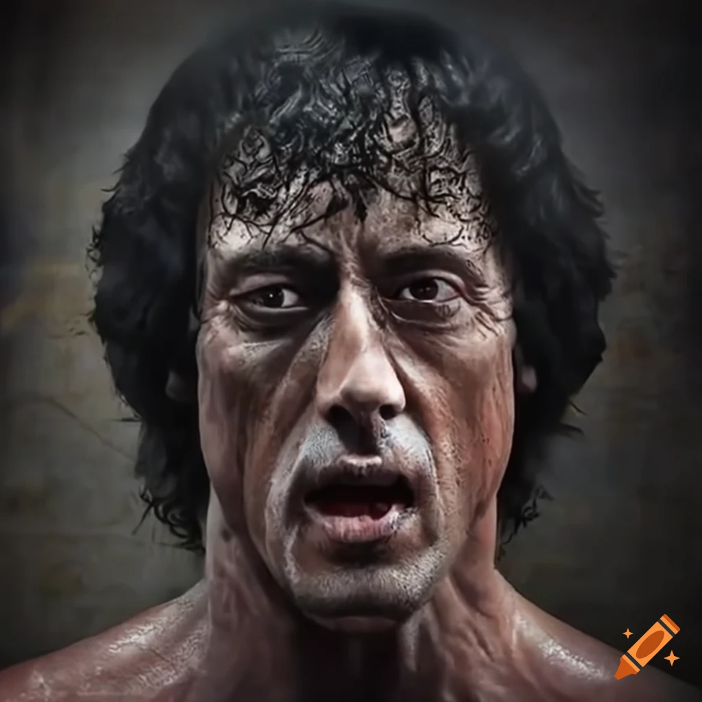 Cursed Rocky Balboa in a medieval Dungeons And Dragons style setting on ...