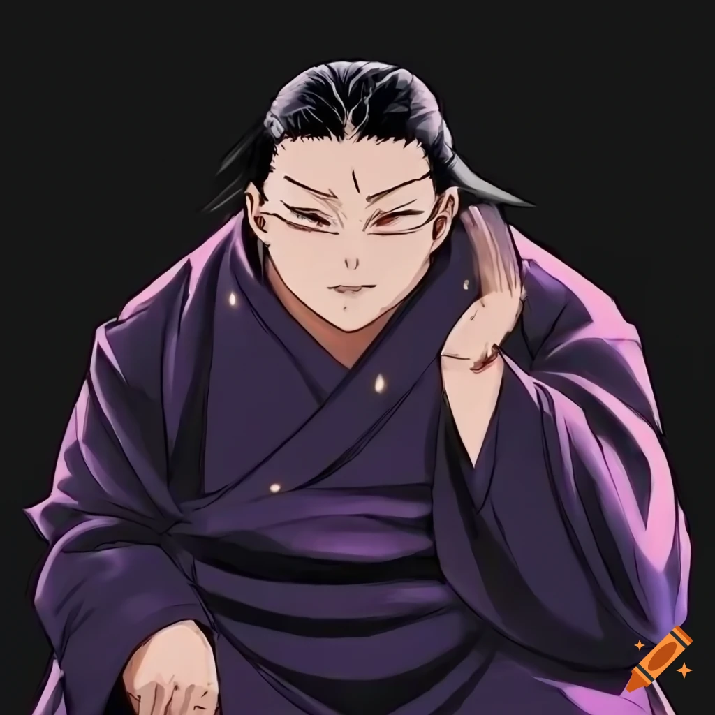 Character Suguru Geto from Jujutsu Kaisen in full body on Craiyon