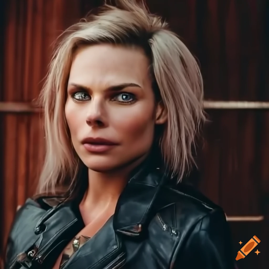 Close-up view of a punk-rocker with a mohawk hairstyle and black ...