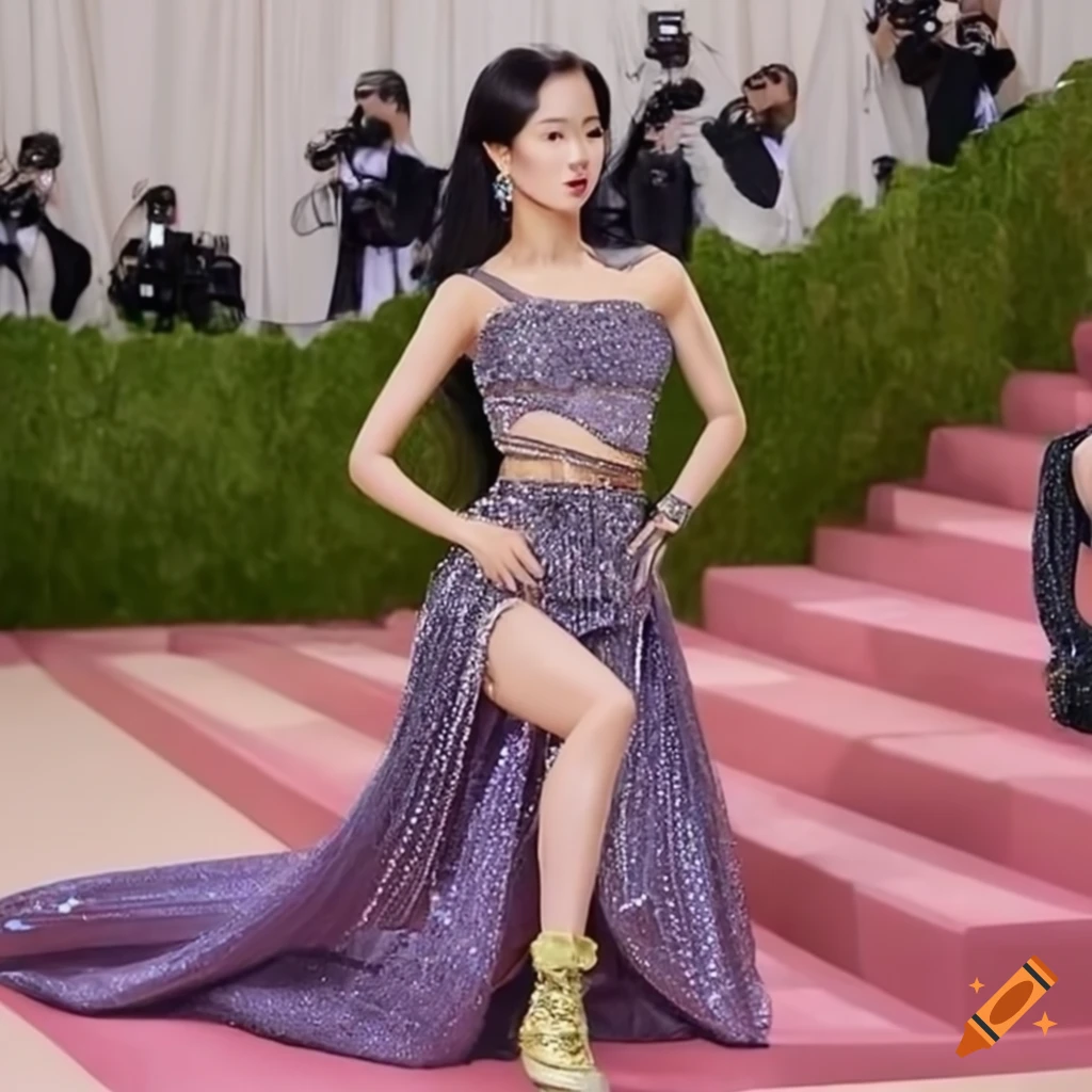Blackpink Jisoo In Met Gala Outfit Inspired By Indonesia On Craiyon 3210