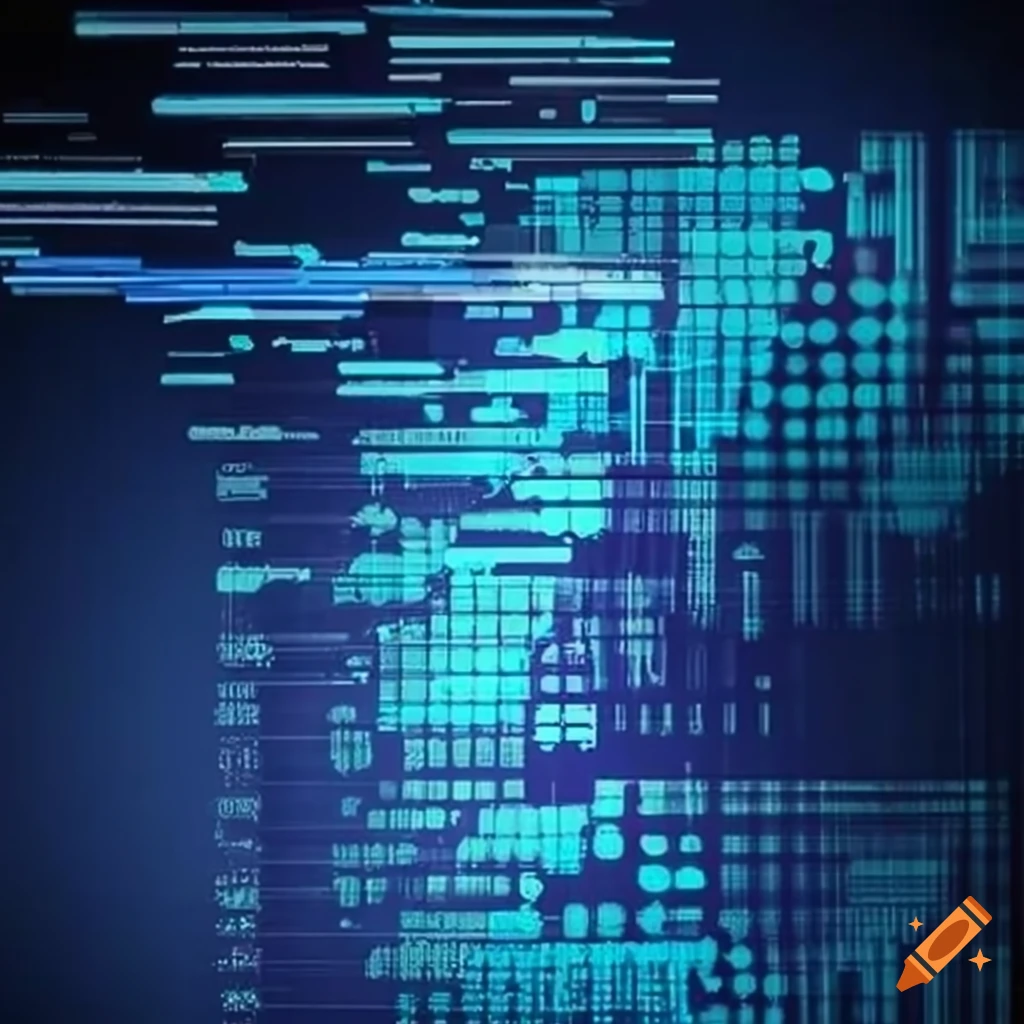 Data points representation on Craiyon