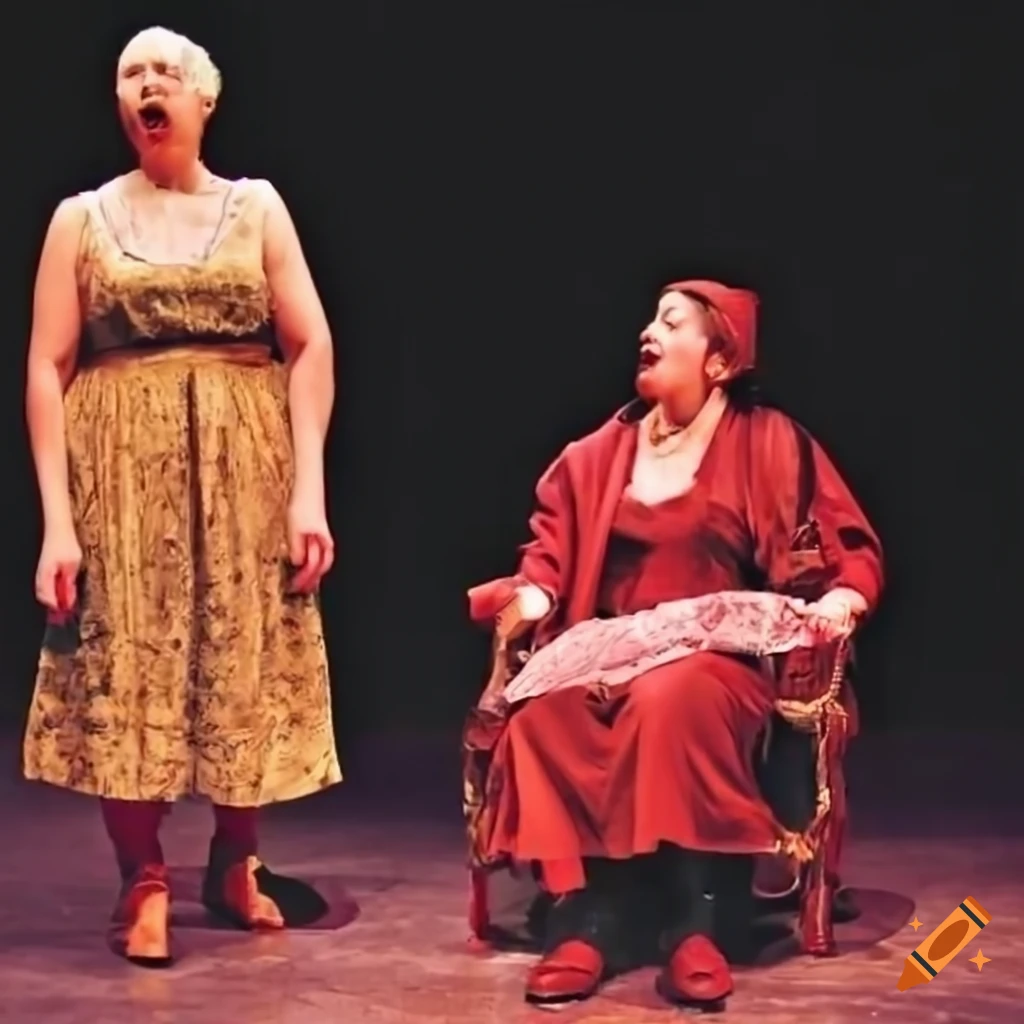 Theatre play performance on Craiyon