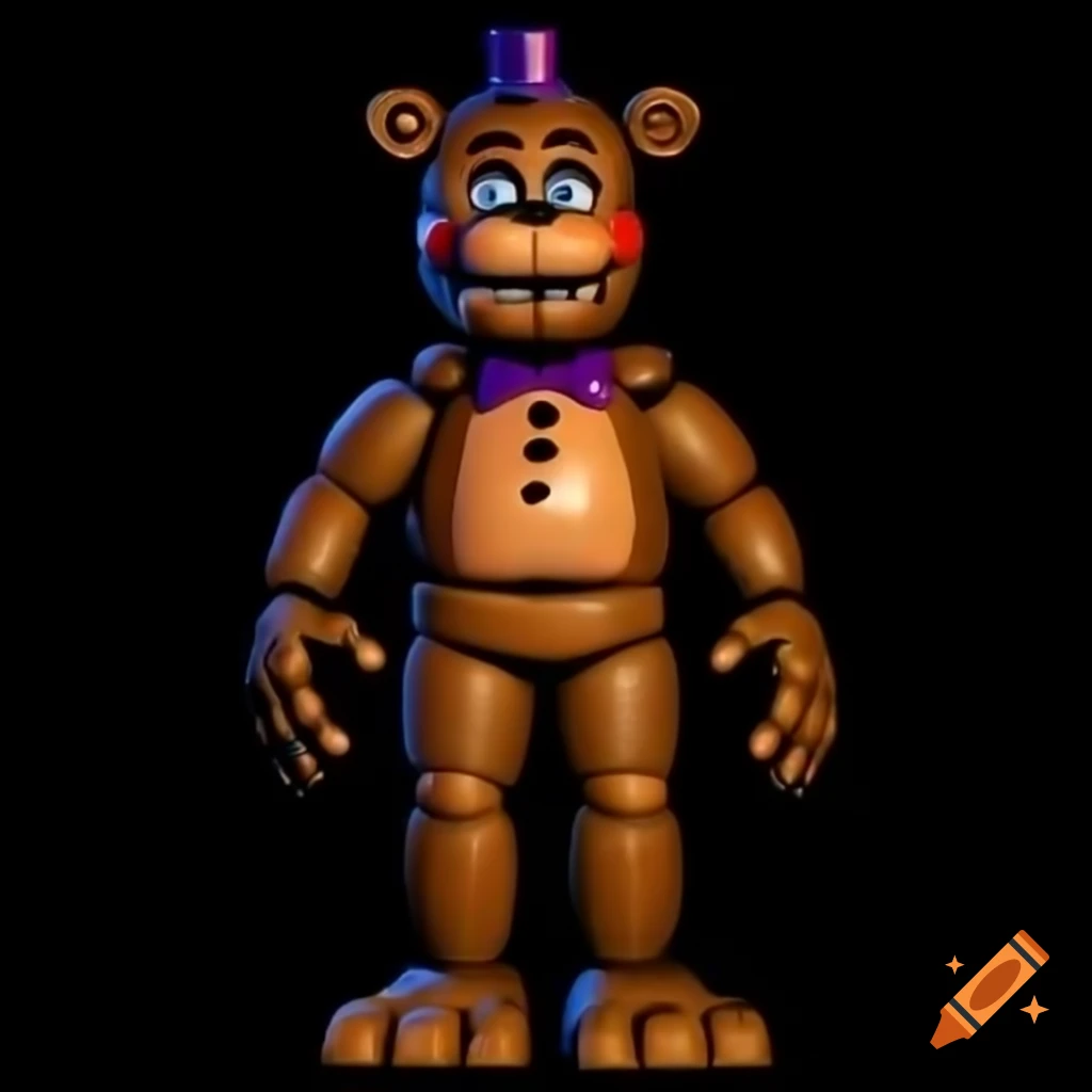 Kitty Fazcat animatronic inspired by Freddy Fazbear on Craiyon