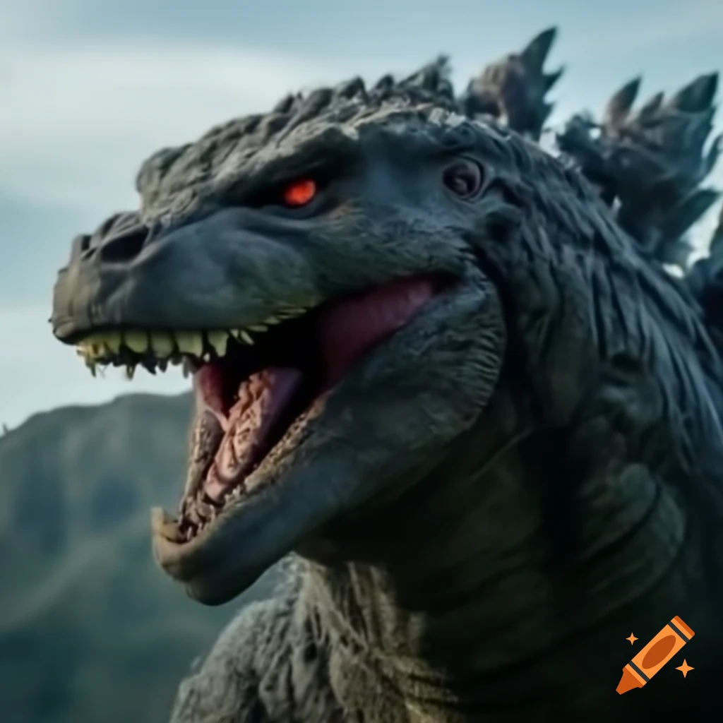 Satirical depiction of president putin transforming into godzilla on ...