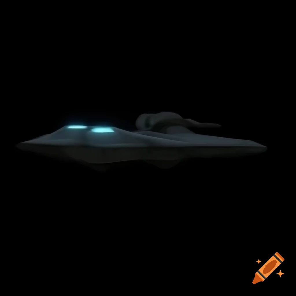 Sci-fi starship adorned with countless bones on its hull on Craiyon