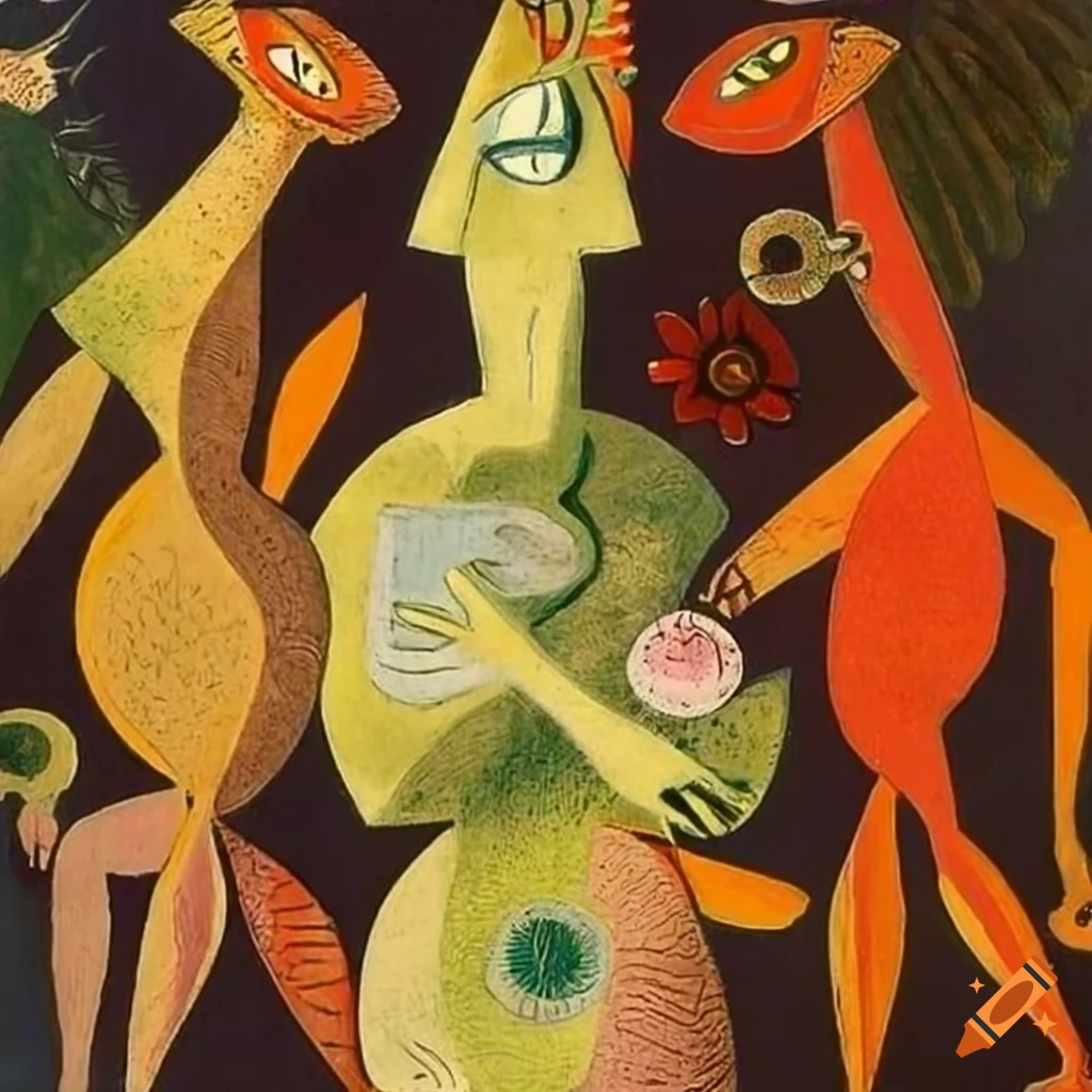 The Garden of Earthly Delights artwork by Victor Brauner, Picasso, Max ...