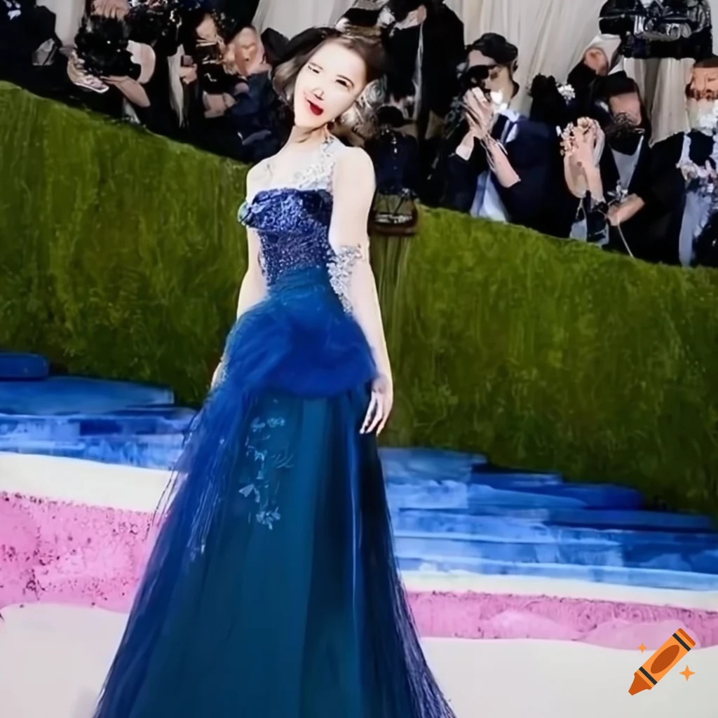 TWICE Nayeon in Frosted Fantasy winter wonderland MET Gala attire on ...
