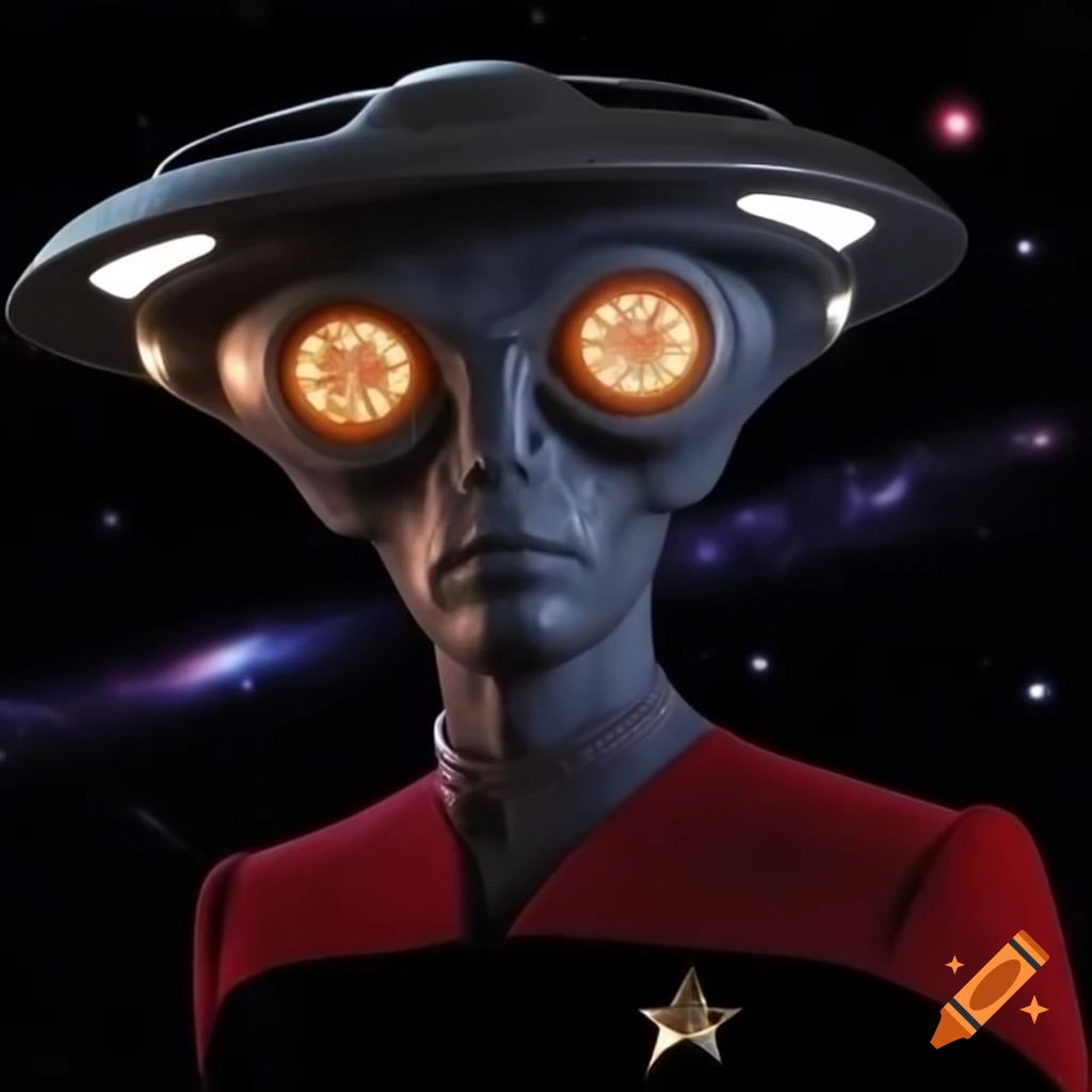 Captain Tom Selleck in Star Trek uniform commanding the Enterprise from ...