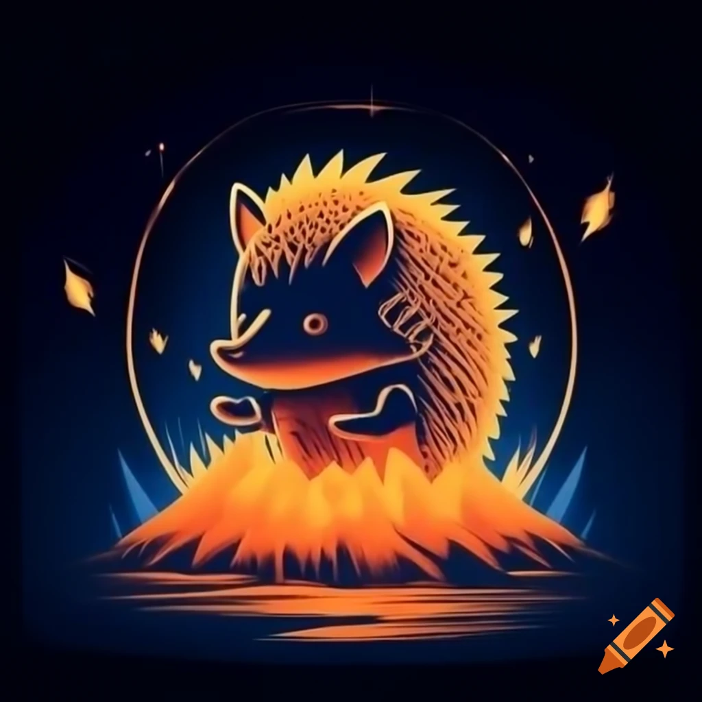Photorealistic glowing chicken with red eyes in swirling vortex of ...