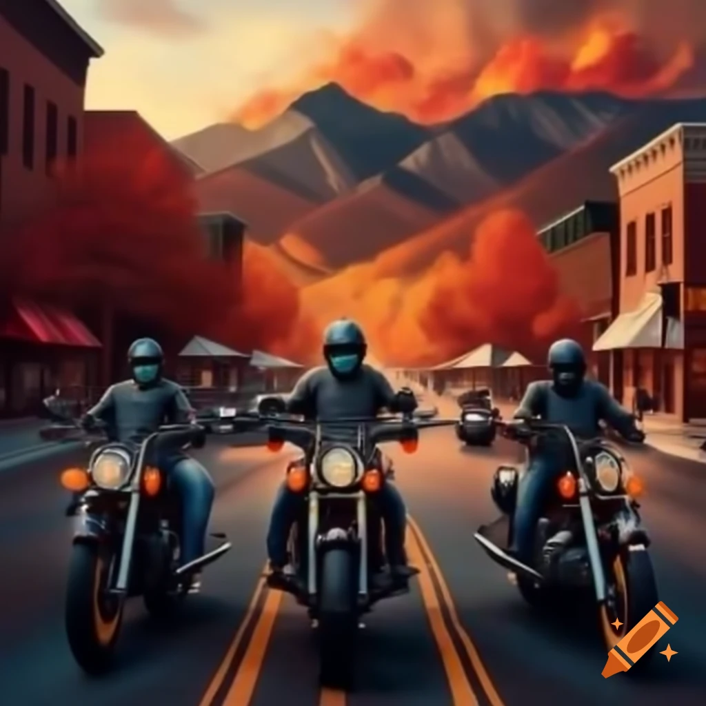 Motorcycling group riding through the alps logo design on Craiyon