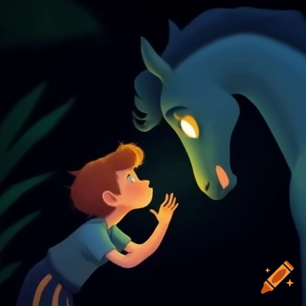 Child hypnotized by horse with colorful eyes, in Disney's Jungle Book ...