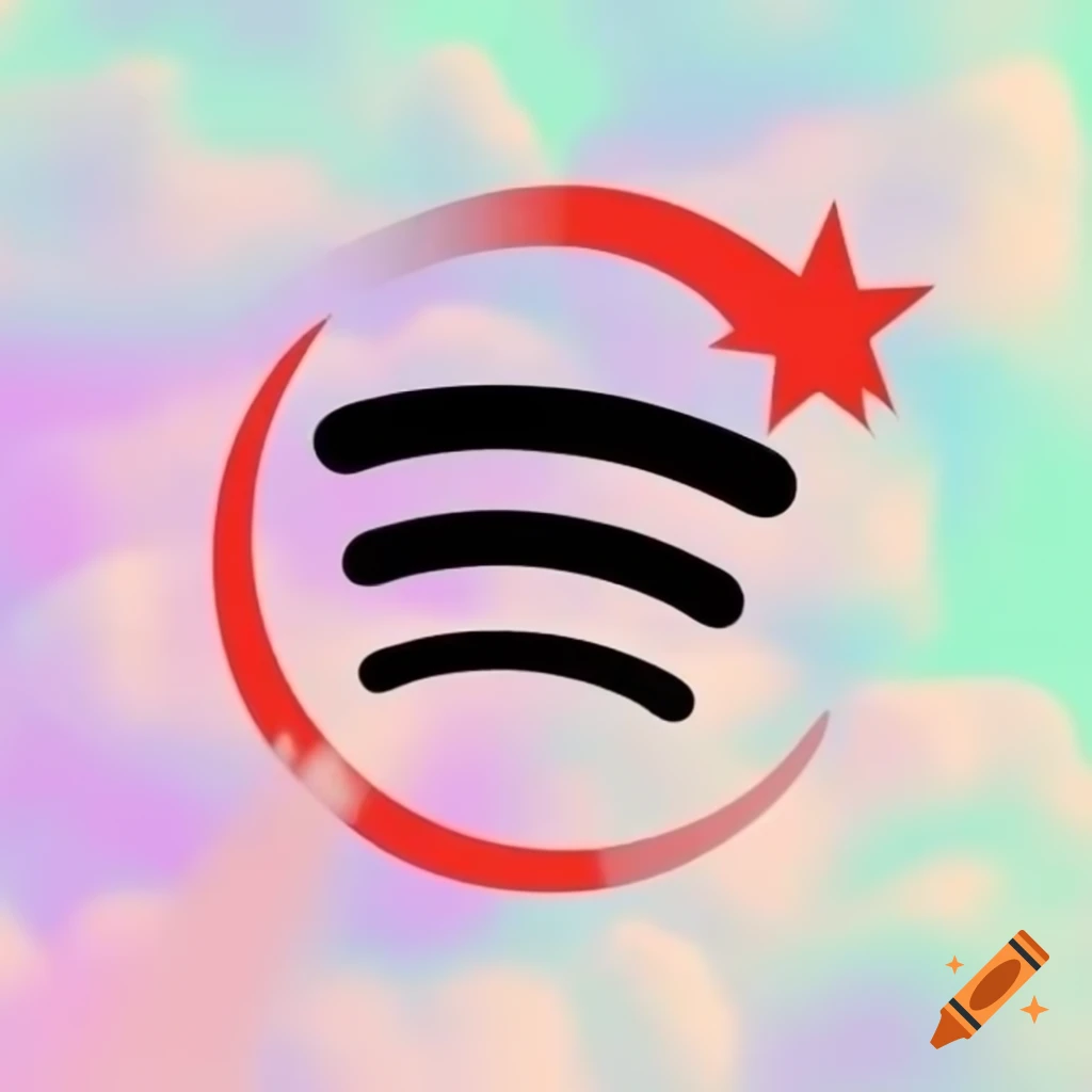 Colorful logo design inspired by spotify on Craiyon